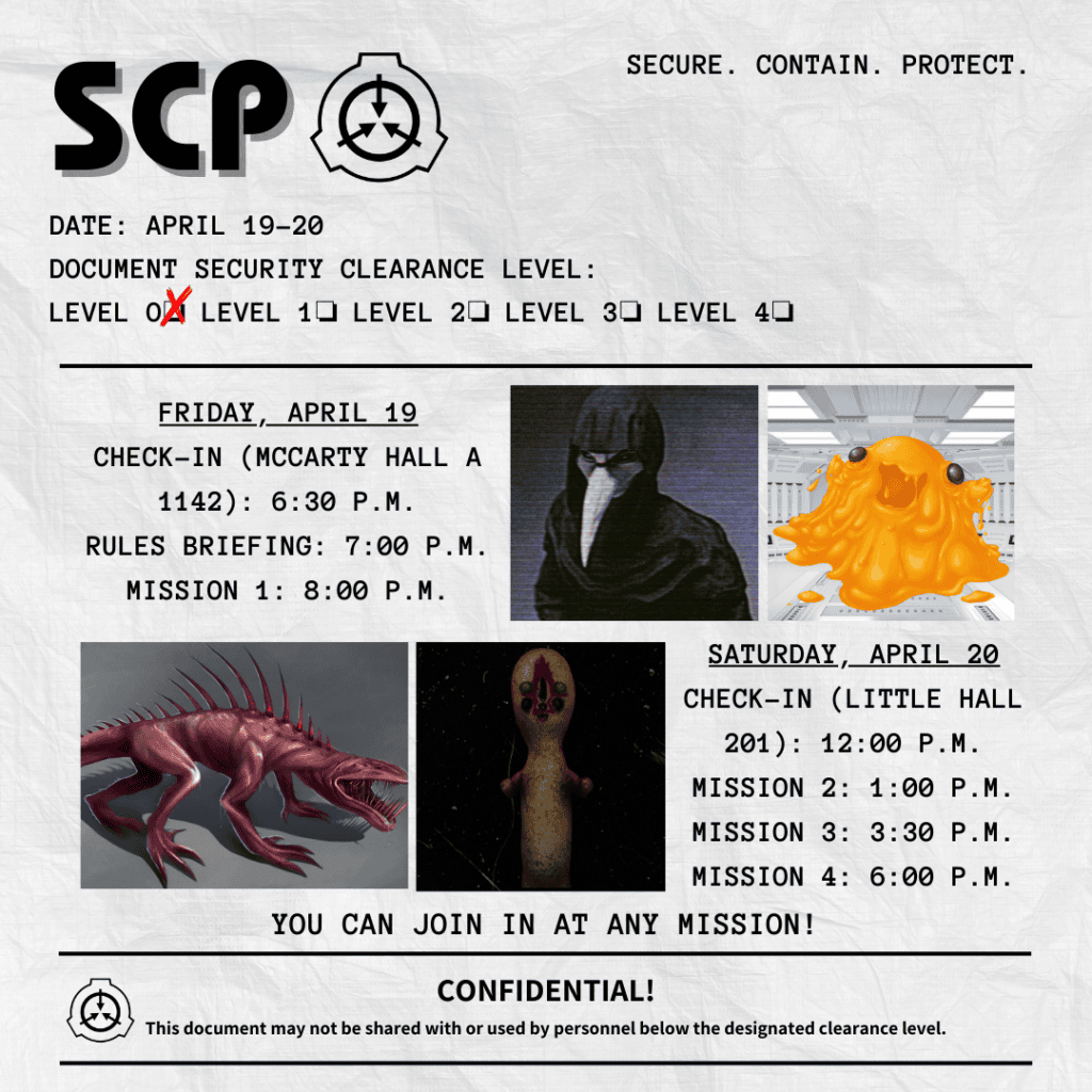 SCP Weekend Game - Gator HvZ